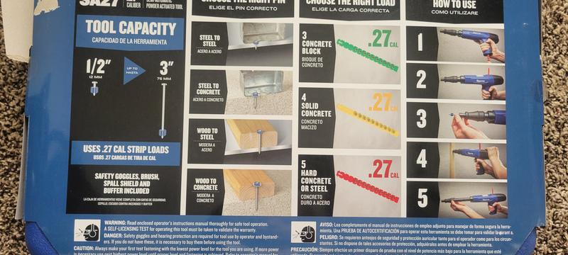 Tapcon Semi-automatic Powder Actuated Trigger Tool 12702 at Lowes.com