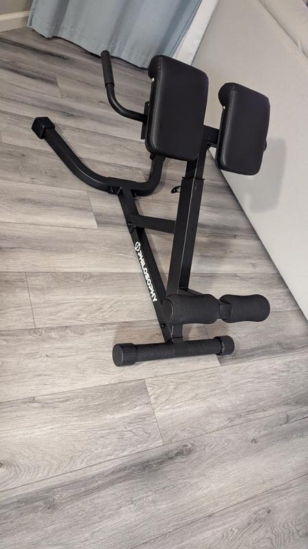 Philosophy Gym Hyper-Extension Roman Chair - Adjustable Lower Back ...