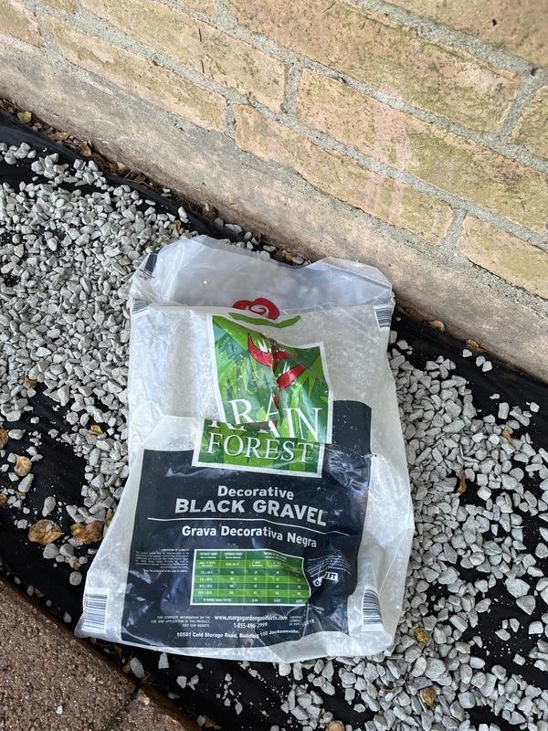 Rain Forest Decorative Landscape Gravel 0.4-cu ft 30-lb Black Gravel ...