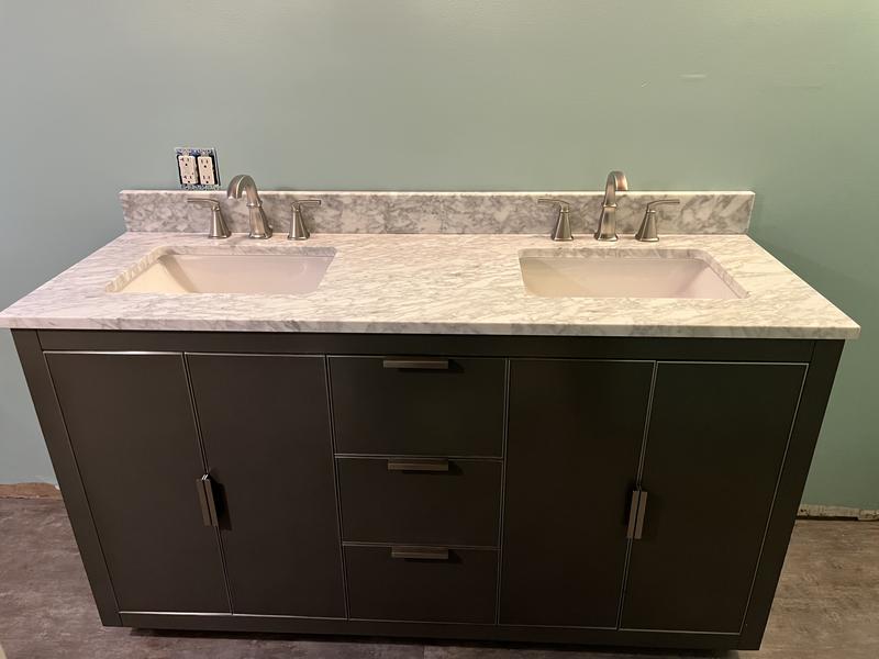 Avanity Austen 48-in White Undermount Single Sink Bathroom Vanity with ...