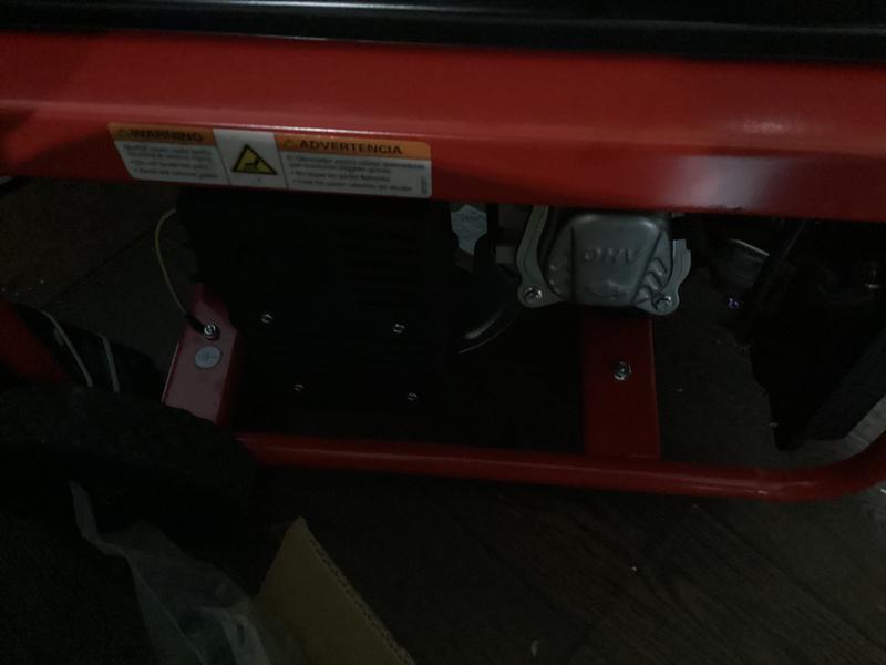 Snapper 4375 / 3500 -Watt Gasoline Single fuel Portable Generator in ...