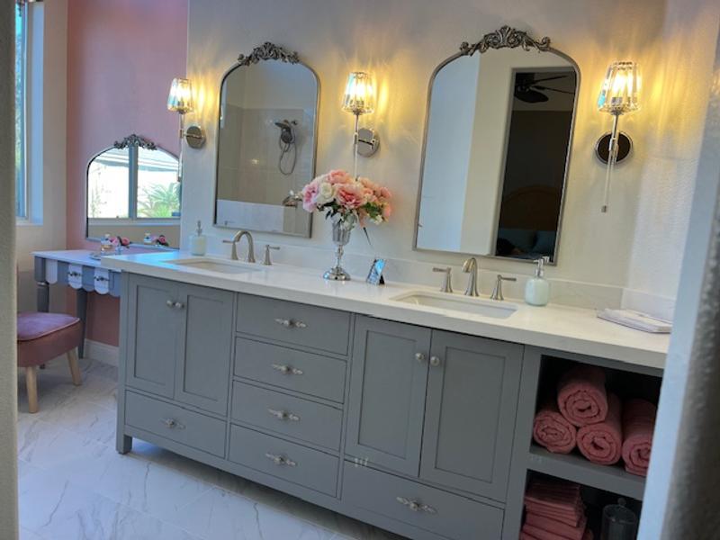 ARIEL Cambridge 60-in Black Oak Bathroom Vanity Base Cabinet without ...