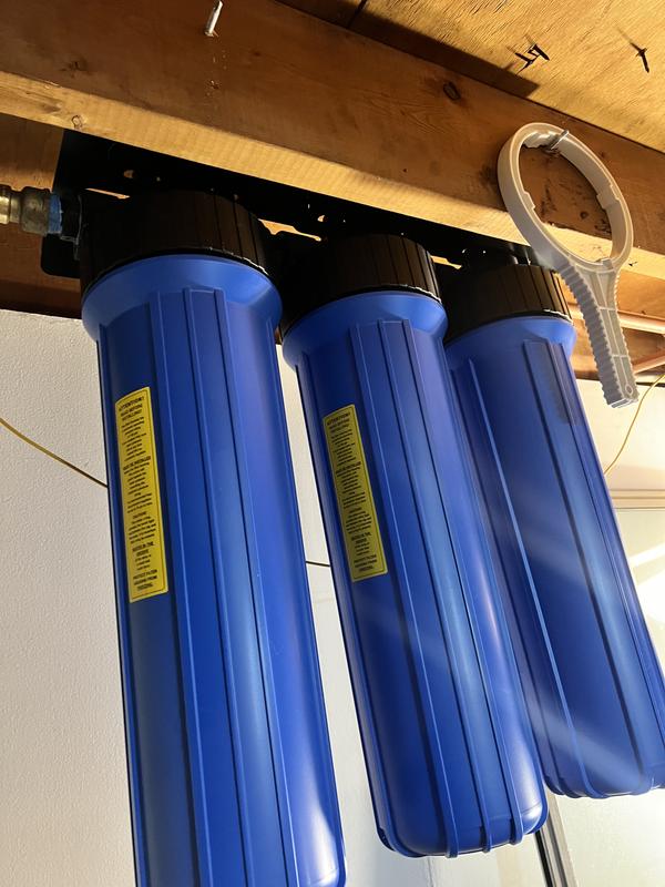 iSpring Whole House Water Filtration System PFAS + Heavy Metal Triple ...