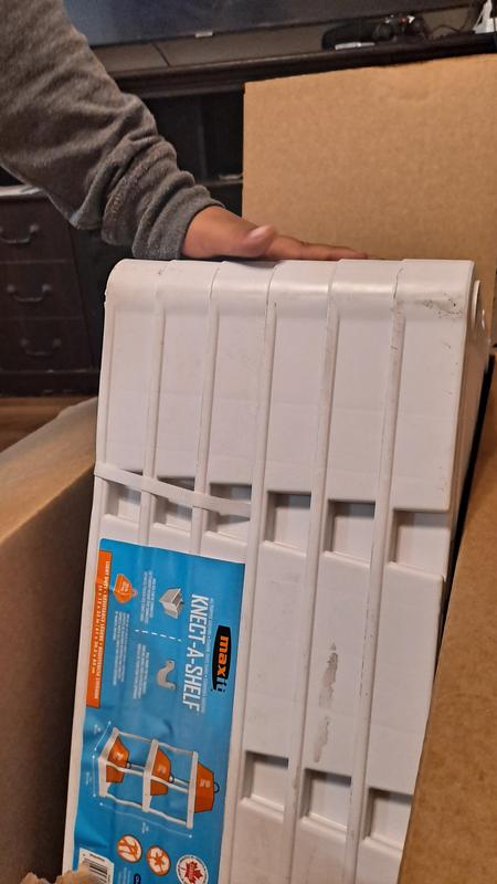 Gracious Living Knect A Shelf 3 Shelf Interlocking Organizers White (3 ...