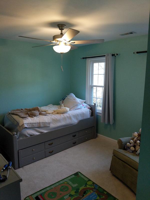 Progress Lighting AirPro Builder Fan 52-in Brushed Nickel with Silver ...