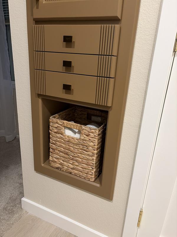 allen + roth Natural Baskets (10.5-in W x 11-in H x 10.5-in D) Natural ...