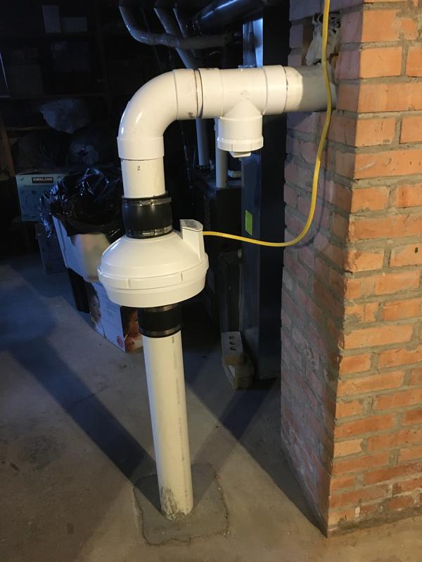 NDS PVC Sewer and Drain Cleanout Tee, 4 in. Hub X Hub X FPT LP1104 at ...