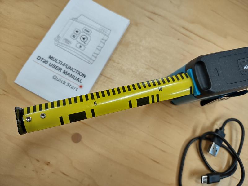 MILESEEY DT20 130-ft Digital Laser Distance Measurer 16-ft Auto Lock ...