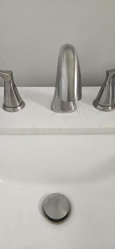 American Standard Brushed Nickel Widespread 2-Handle Bathroom Sink ...