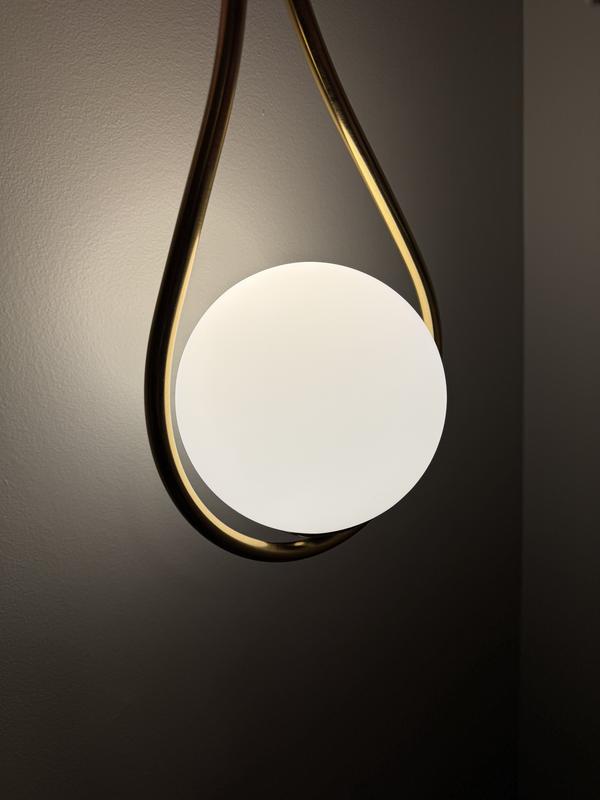 YANSUN 7.9-in W 1-Light Gold Mid-century LED Wall Sconce L-WL067G at ...