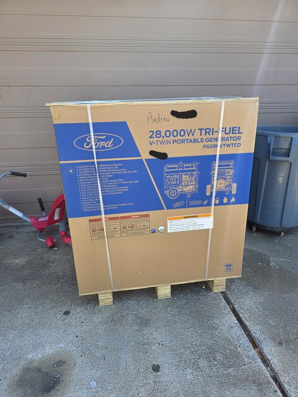 Ford 28000 Starting / 20000 Running Watt Gasoline/Liquid propane ...