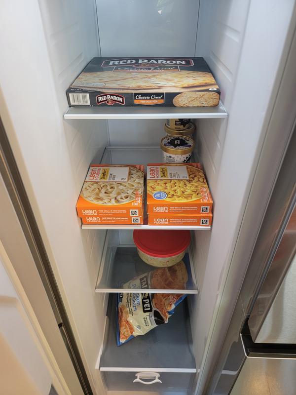LG Door in Door 27.12-cu ft Side-by-Side Refrigerator with Ice Maker ...