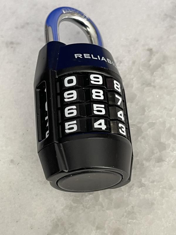 RELIABILT Adjustable Combination Padlock, 1-9/16-in Wide x 7/8-in ...