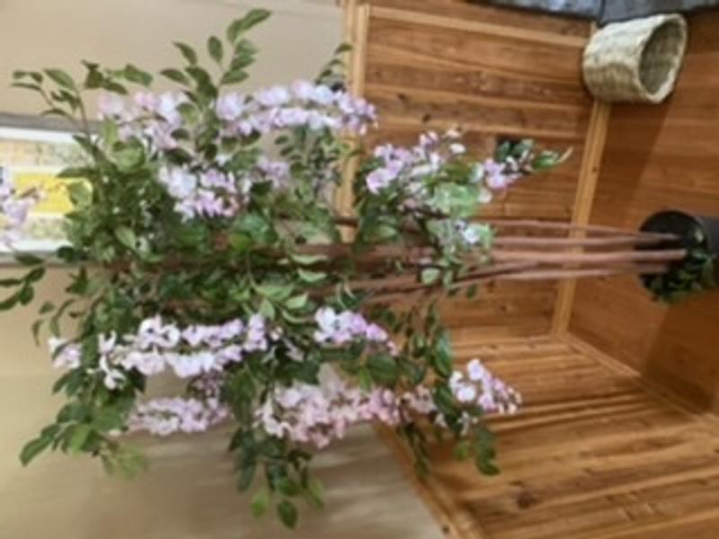 Nearly Natural 60-in Purple Indoor Silk Artificial Tree at Lowes.com