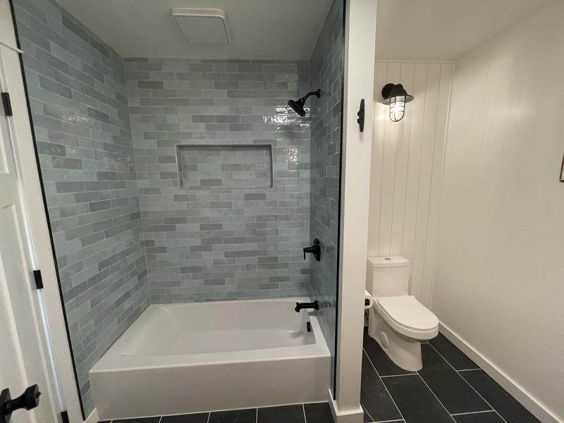 Bedrosians Cloe Baby Blue 2-1/2-in x 8-in Glossy Ceramic Subway Wall ...