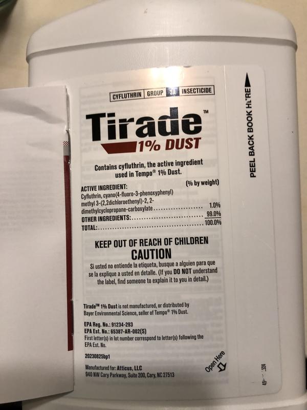 Atticus Tirade Dust Insecticide (1.25 LB) Ready-to-Use Insect Control ...