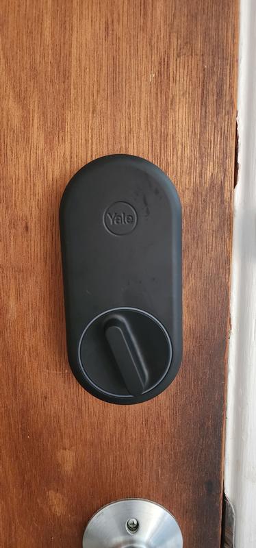 Yale Approach Black Suede Smart Lock Electronic Handle with Wifi ...