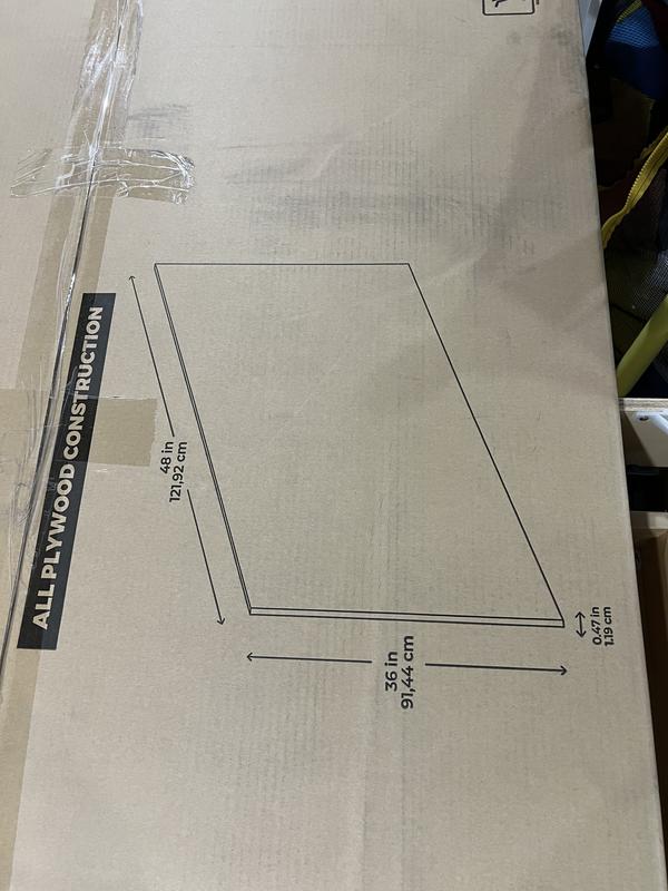 RELIABILT Overlake 48-in W x 36-in H x 0.47-in D Gray Painted Cabinet ...