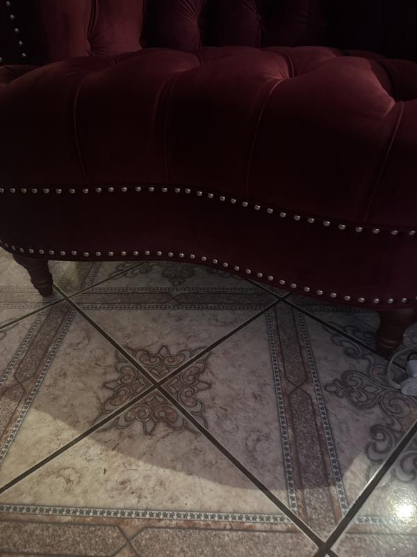 Jennifer Taylor Home 42 W Coastal Olive Green Velvet Accent Armchair in ...