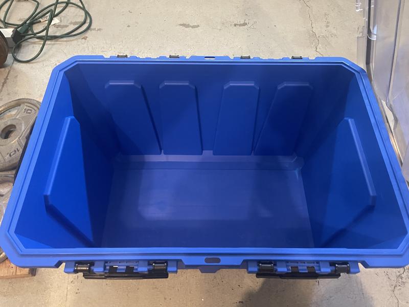 Kobalt Large 20 -Gallons ( 80 -Quarts ) blue Heavy Duty Stackable Tote ...