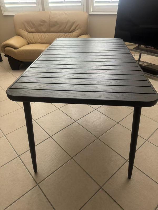 Serwall 31.5-in W x 55-in L Rectangle Outdoor Counter Table in the ...