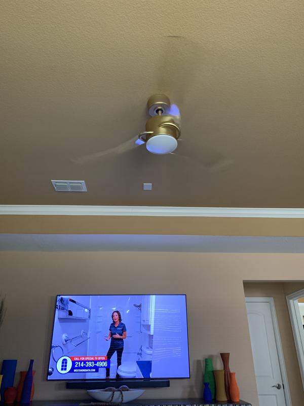 Fanimation SculptAire 52-in Chrome with Clear Blades Integrated LED ...