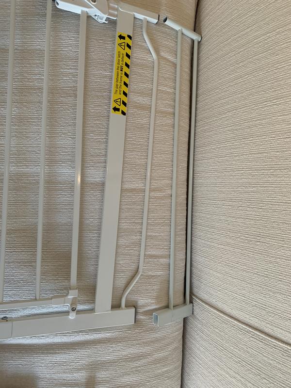 Regalo Gate Extension 4-in x 30-in Pressure/Hardware Mounted White ...