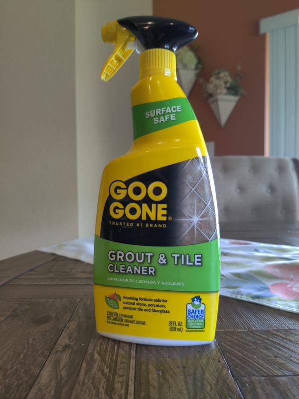 Goo Gone Liquid Grout Cleaner Spray, 28-oz, Removes Mold, Mildew, and ...