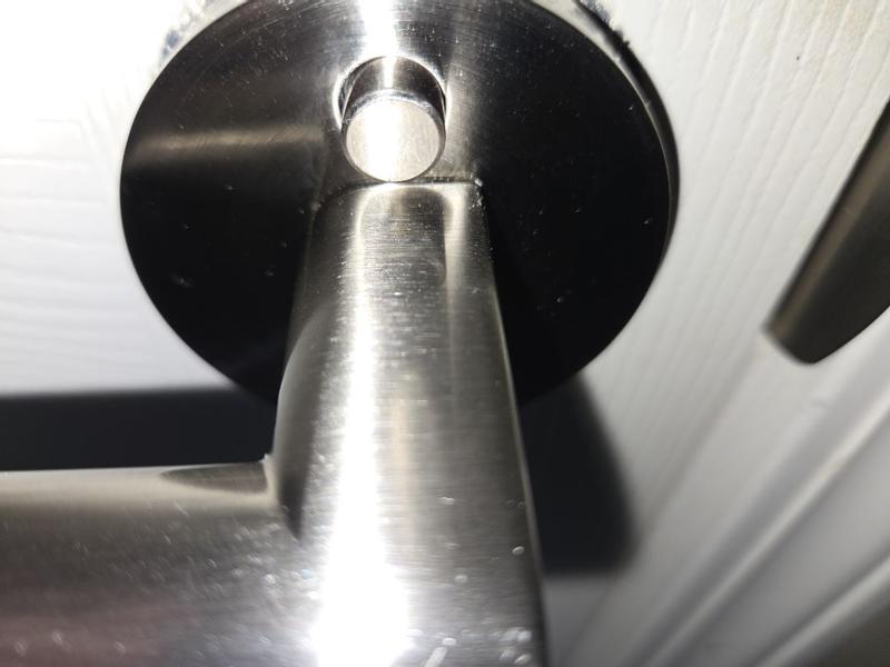 OKUN Brio Brushed Nickel Interior or Hall/Closet Dummy Door Handle 2 ...