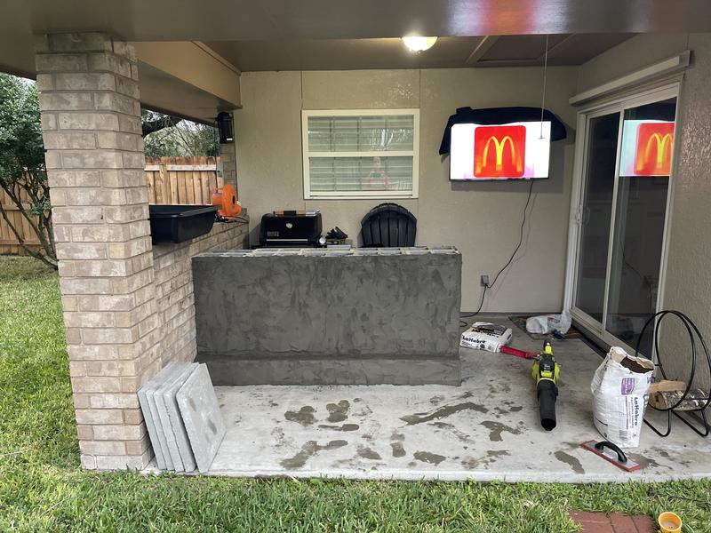 LaHabra Fastwall Sanded 80 -lb Fast setting Stucco mix in the Concrete ...