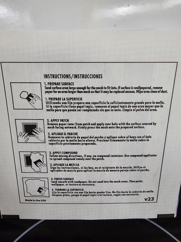 MaxPatch 4-in x 4-in Galvanized Steel Drywall Repair Patch MP4X4M3P at ...