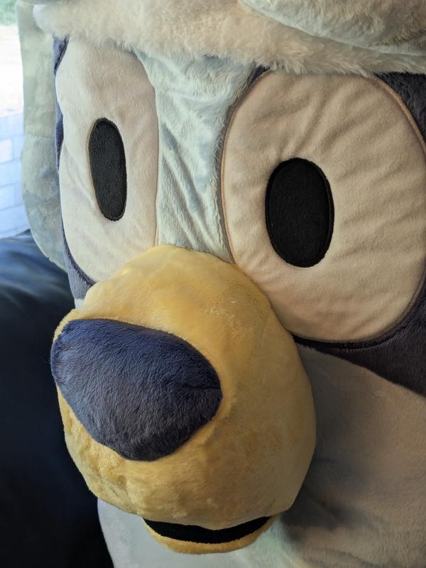 Bluey 4-ft Bluey Musical Animatronic Decoration in the Christmas Decor ...