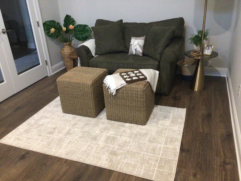 Origin 21 with STAINMASTER Symmetrical Sands 10 X 13 (ft) Beige Indoor ...