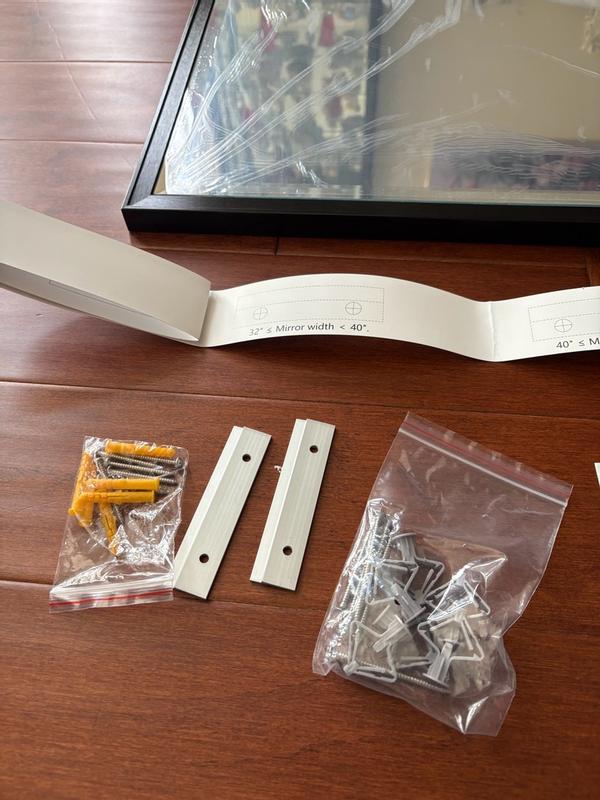 TETOTE Bathroom Mirrors 40x30 inch Beveled Rectangle Bathroom Vanity ...