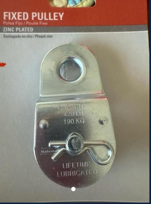 RELIABILT 1.56-in Single Rope Fixed eye Pulley in the Pulleys ...