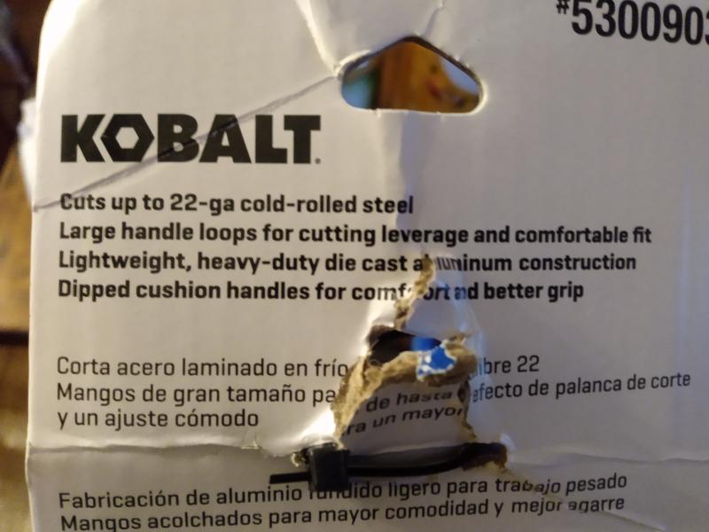 Kobalt 13in Aluminum Snips 54362 at Lowes.com