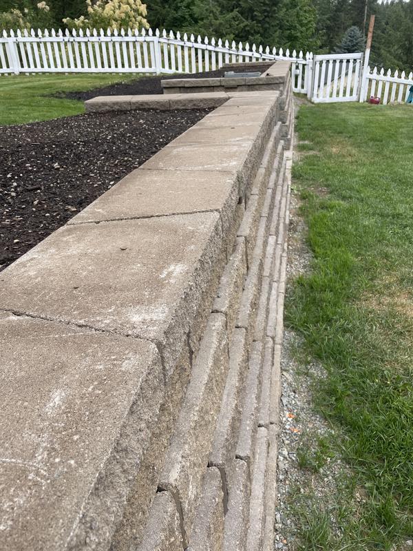 3-in H x 18-in L x 13-in D Buff Tan Concrete Retaining Wall Cap 309273 ...