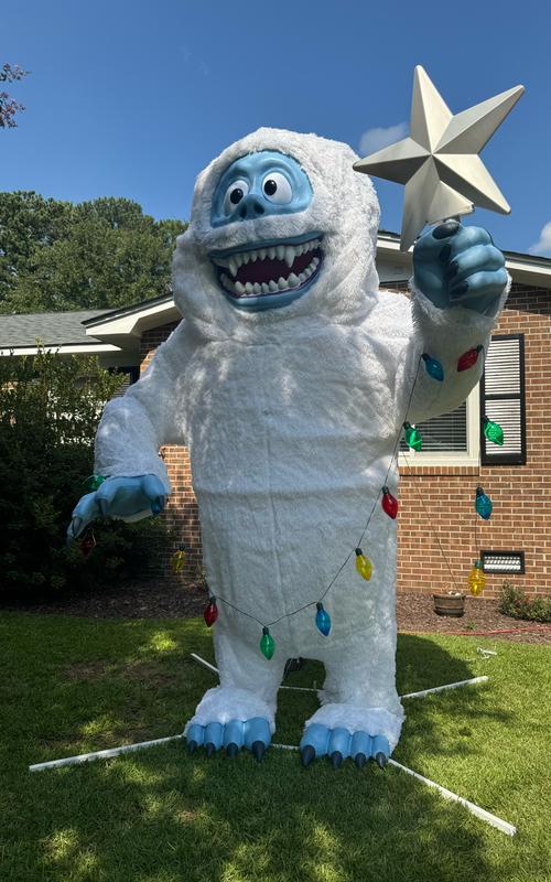 Rudolph the Red-Nosed Reindeer 9.75-ft Laughing LED Bumble Animatronic ...