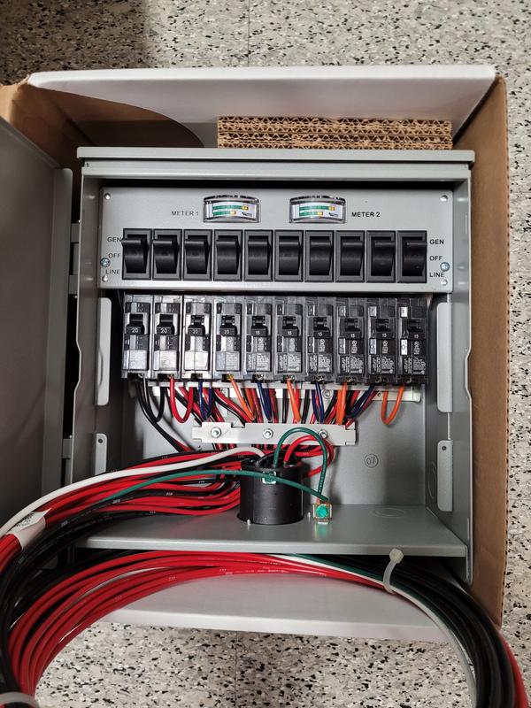 Reliance 30-Amp Manual Transfer Switch R310A at Lowes.com