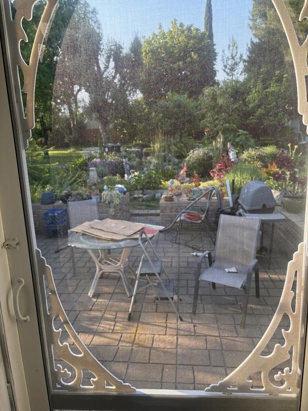 Screen Tight Springview Universal reversible Hinged Screen door 30-in x ...