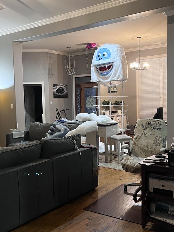 Rudolph the Red-Nosed Reindeer 9.75-ft Laughing LED Bumble Animatronic ...