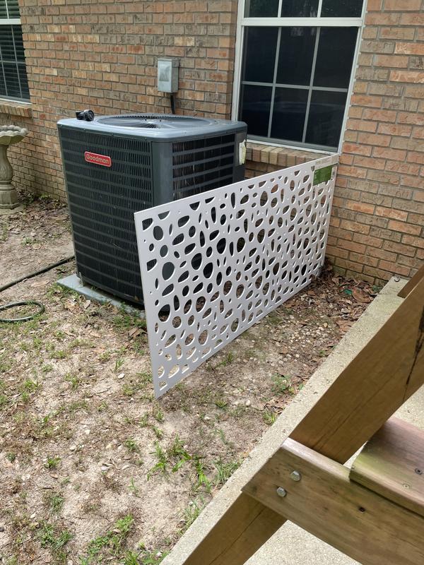 Freedom 6-ft x 3-ft River Rock Gray Polypropylene Decorative Screen ...