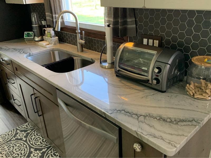 Shop Satori Statuario and Natural Stone Look Wall and Floor Tile ...