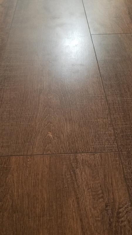 Style Selections Urbanite Oak 8-mm T x 8-in W x 50-in L Water Resistant ...