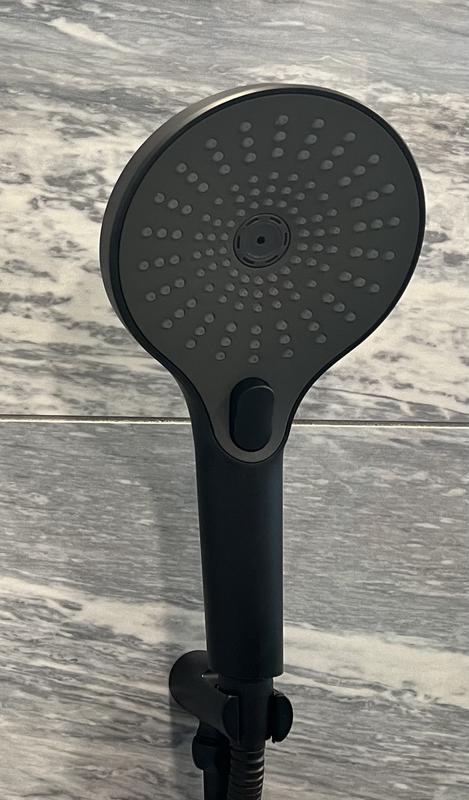 CASAINC Brushed Gold 12-in Built-In Shower Faucet System with 3-way ...