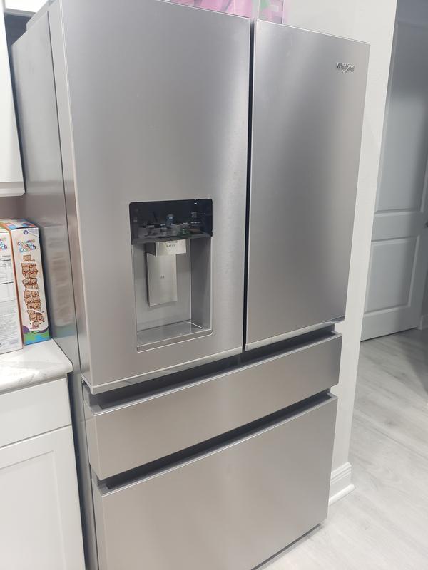 Whirlpool Counter-Depth 18.69-cu ft 36-in Wide ( Fingerprint-Resistant ...