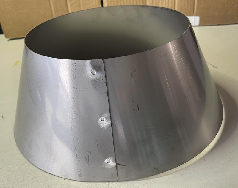 Vortex Medium Stainless Steel Heat Deflector SS-V01-A at Lowes.com