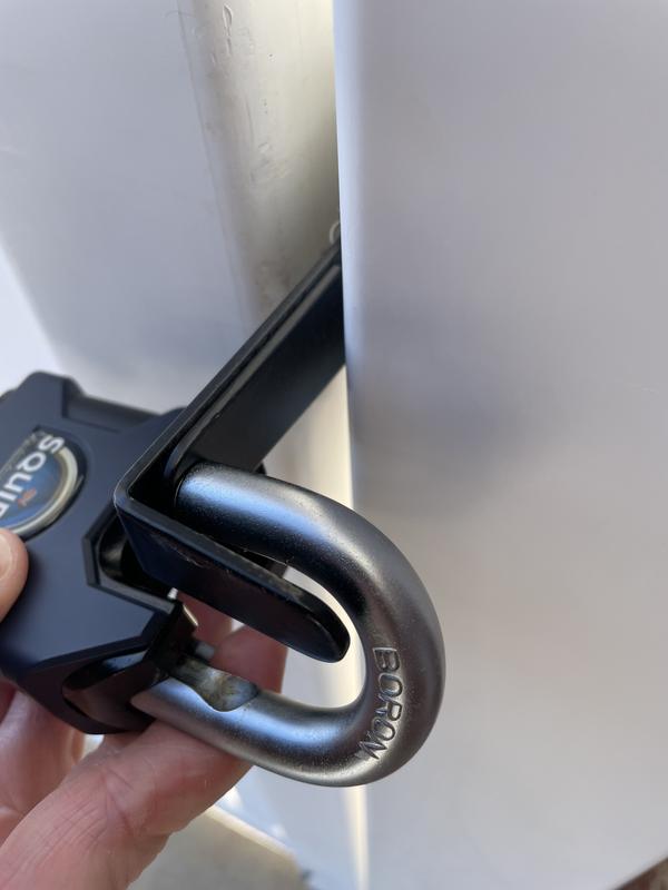 Squire Locks Stronghold Keyed Padlock, 2-9/16-in Wide x 3/4-in Shackle ...