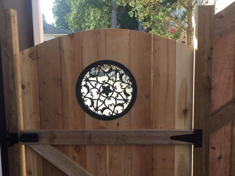 Decorative Wrought Iron Gate Inserts | Shelly Lighting