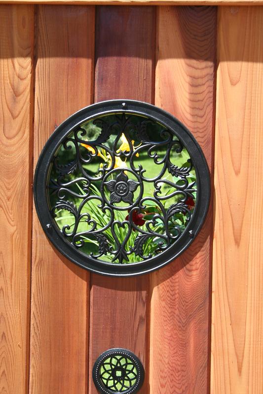 Decorative Wrought Iron Gate Inserts | Shelly Lighting
